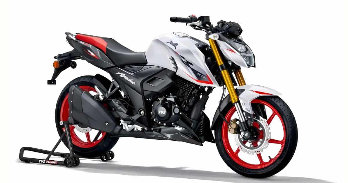 Tvs Apache Rtr 160 4v With Usd Forks Launched At Rs 1 40 Lakh